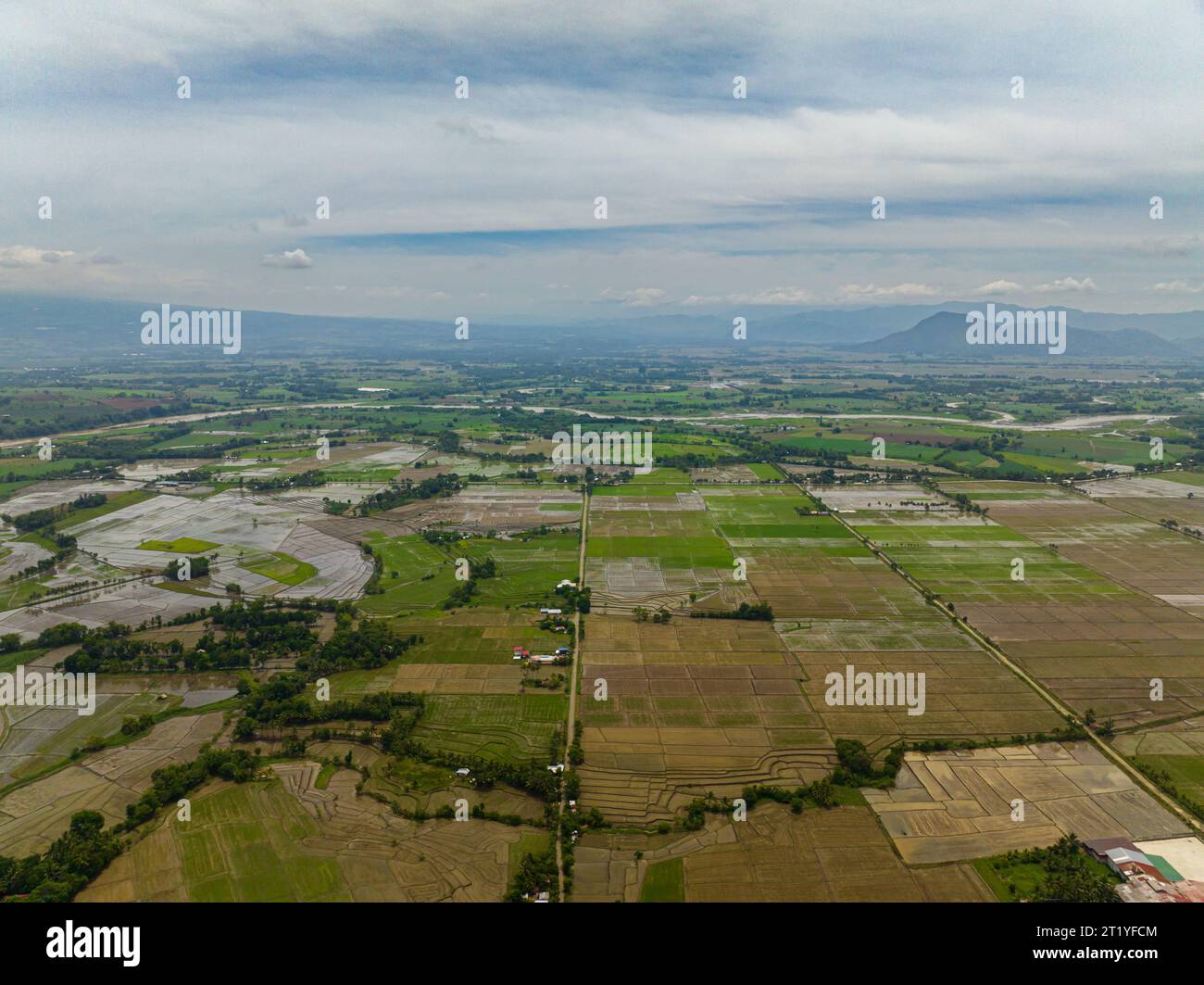 Agricultural landscape in asia mindanao hi-res stock photography and ...