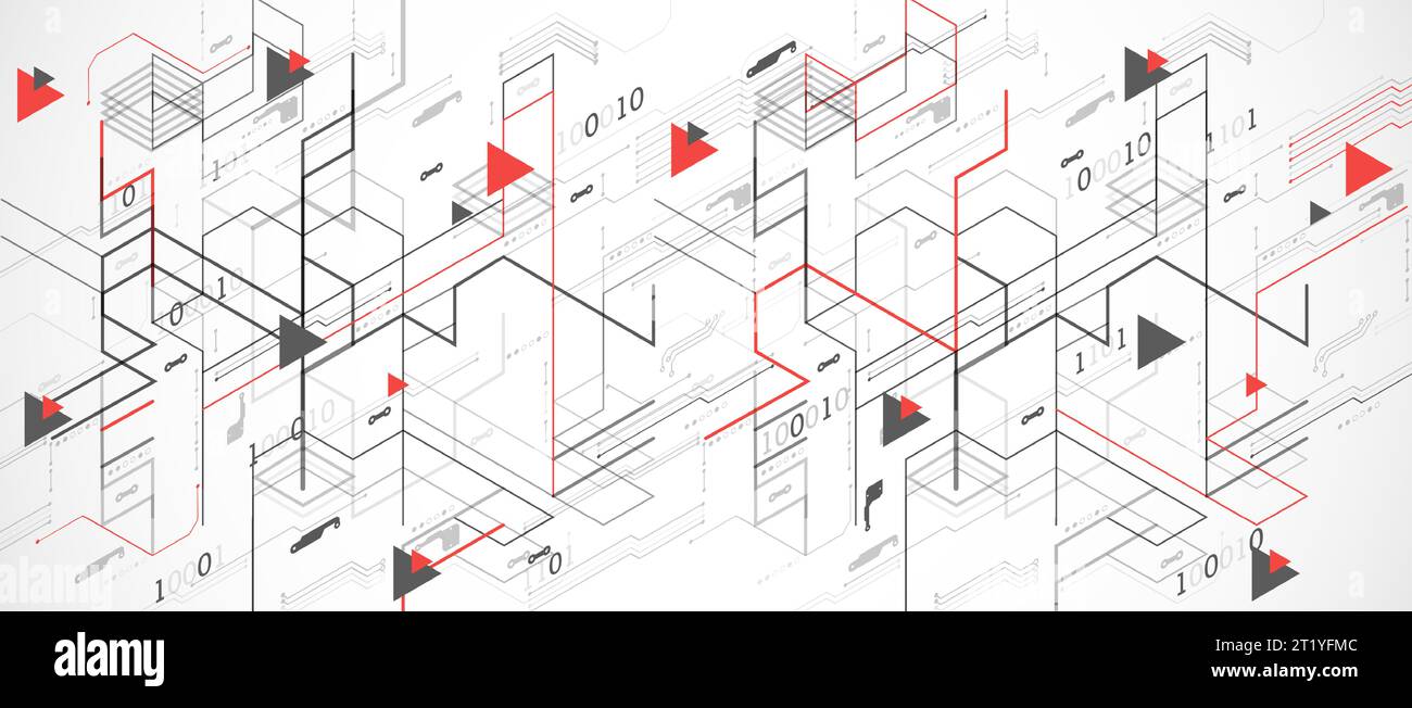 Network Concept. Isometric theme for your business. Vector illustration ...