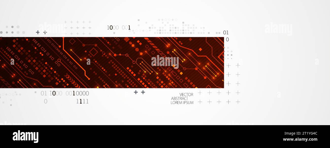 Abstract horizontal technology background. Communication concept ...