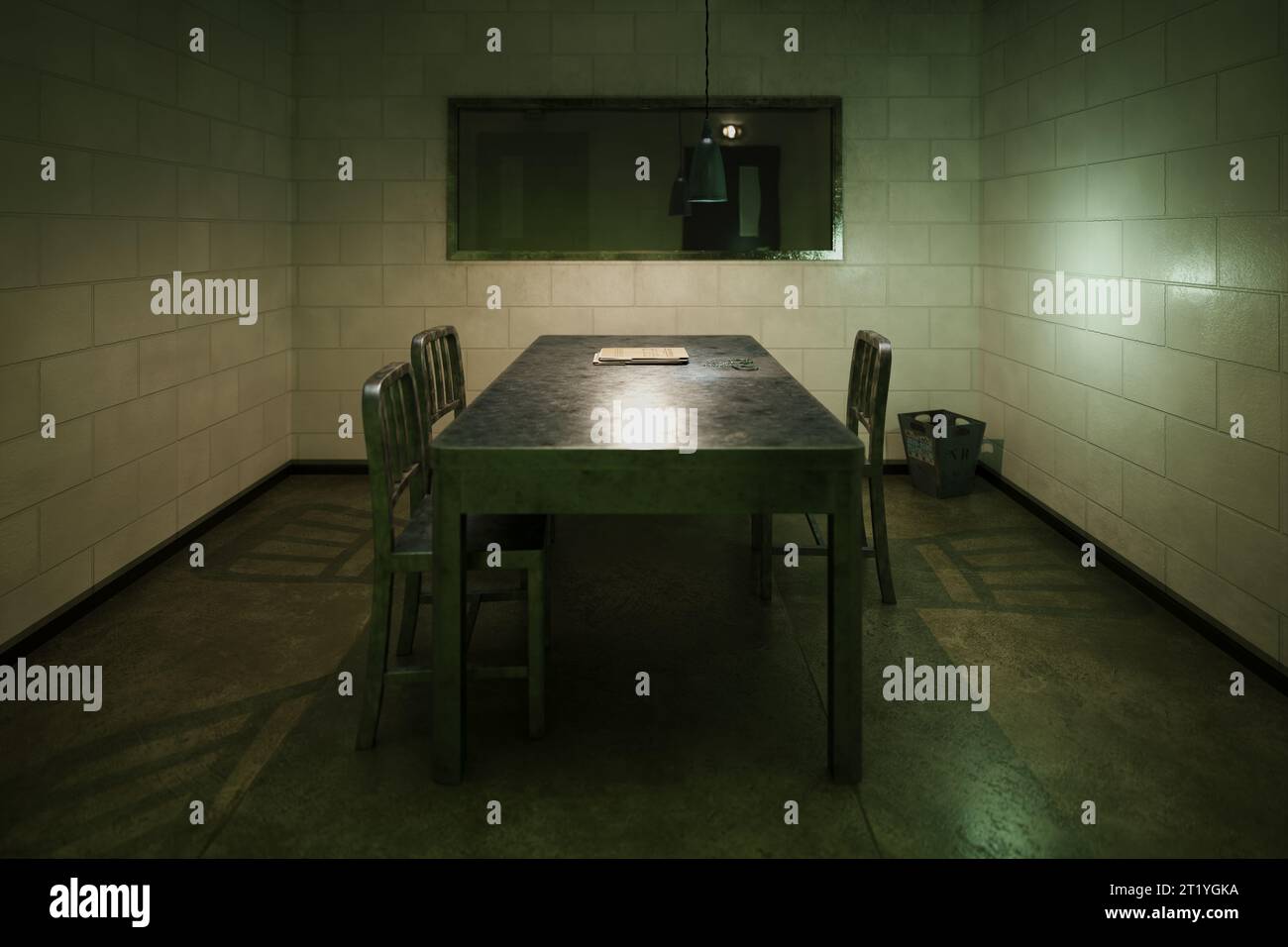 Interrogation table hi-res stock photography and images - Alamy