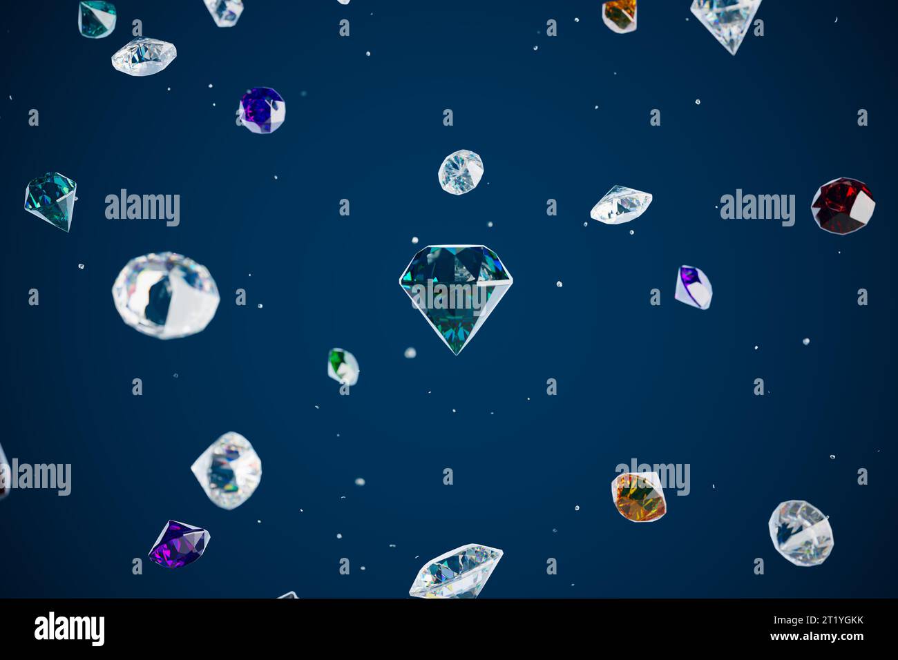 Falling gemstones hi-res stock photography and images - Alamy