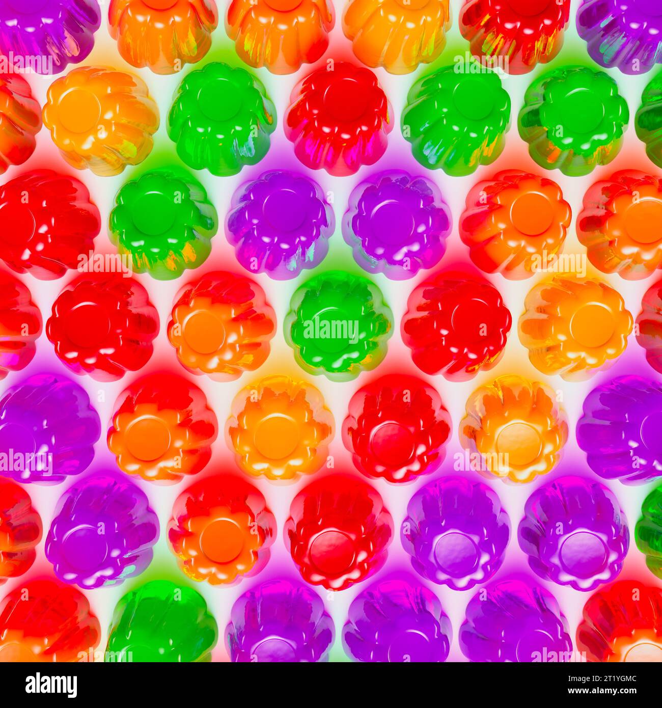 Delicious and visually appealing 3D rendered image of colorful fruit ...