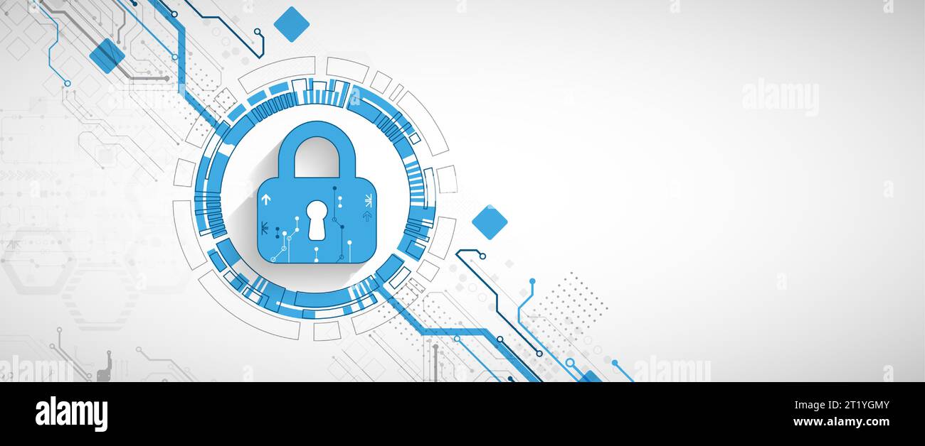 Personal data security Illustrates cyber data or information privacy ...