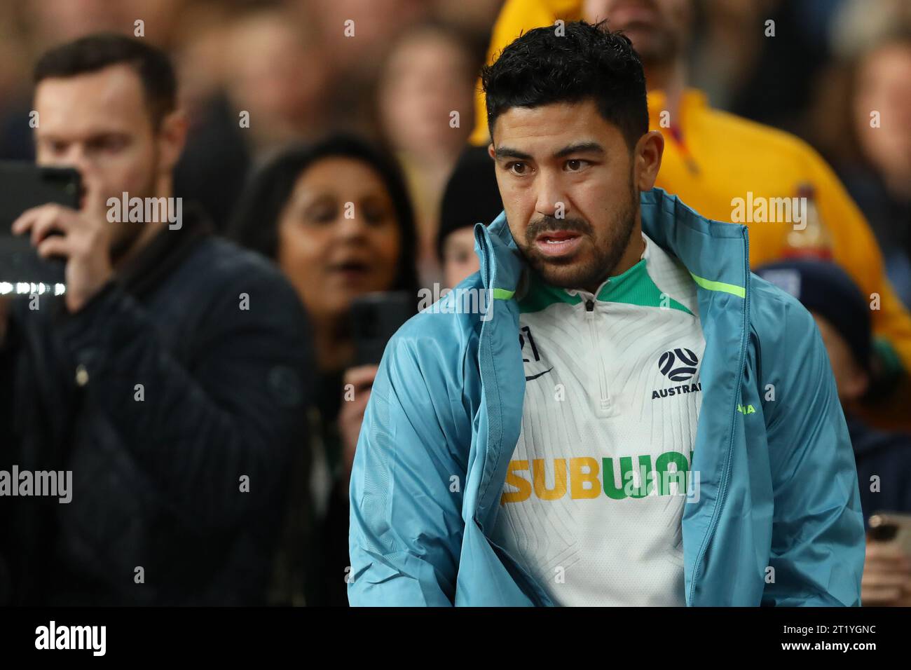 Massimo Luongo of Australia - England v Australia, International ...