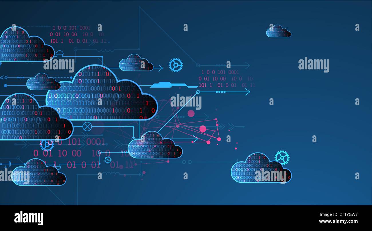 Web cloud technology business abstract background Stock Vector Image ...