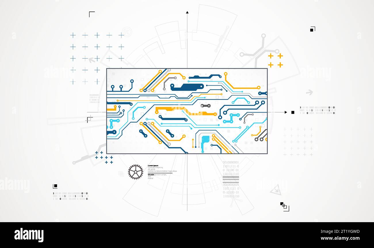 Abstract technology background. Communication concept, futuristic ...