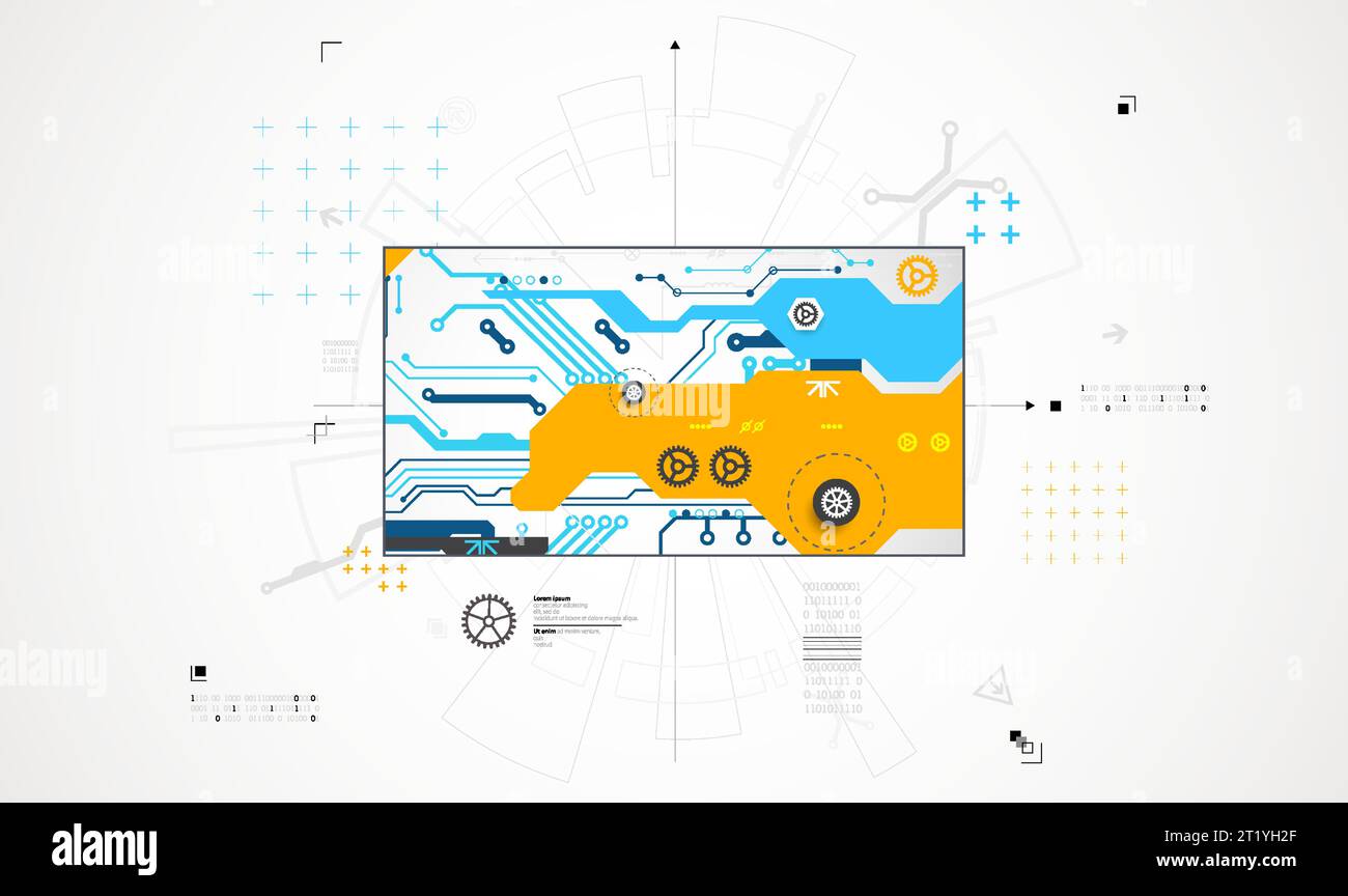 Abstract technology background. Communication concept, futuristic ...