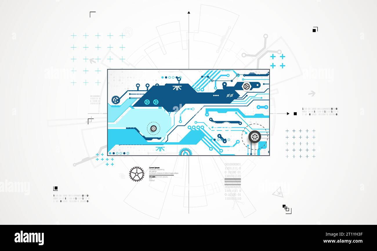 Abstract technology background. Communication concept, futuristic ...