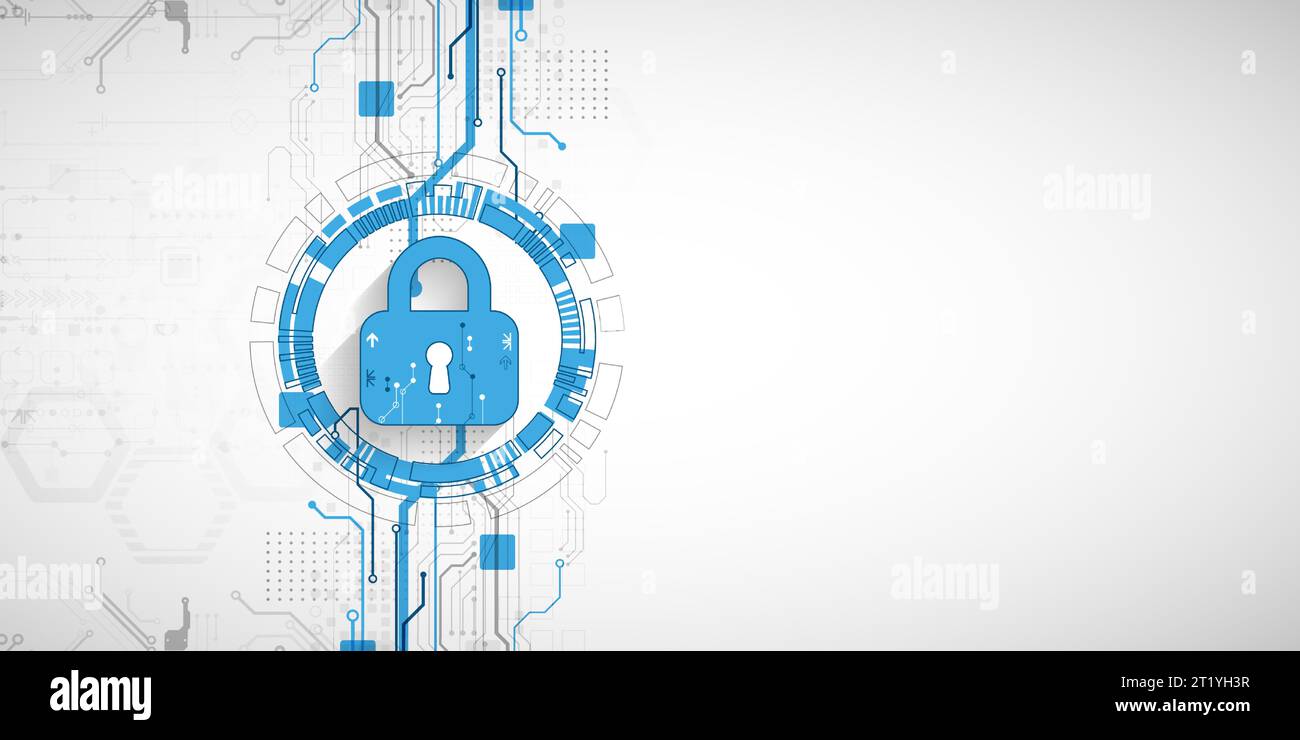 Personal data security Illustrates cyber data or information privacy ...