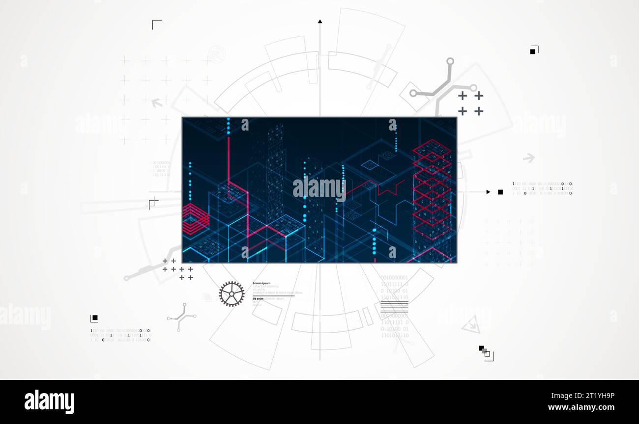 Abstract technology background. Communication concept, futuristic ...