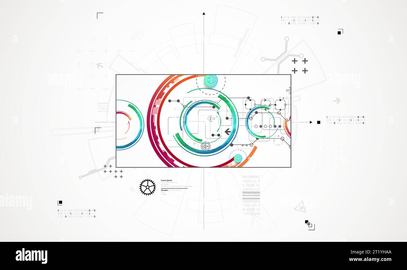 Abstract technology background. Communication concept, futuristic ...