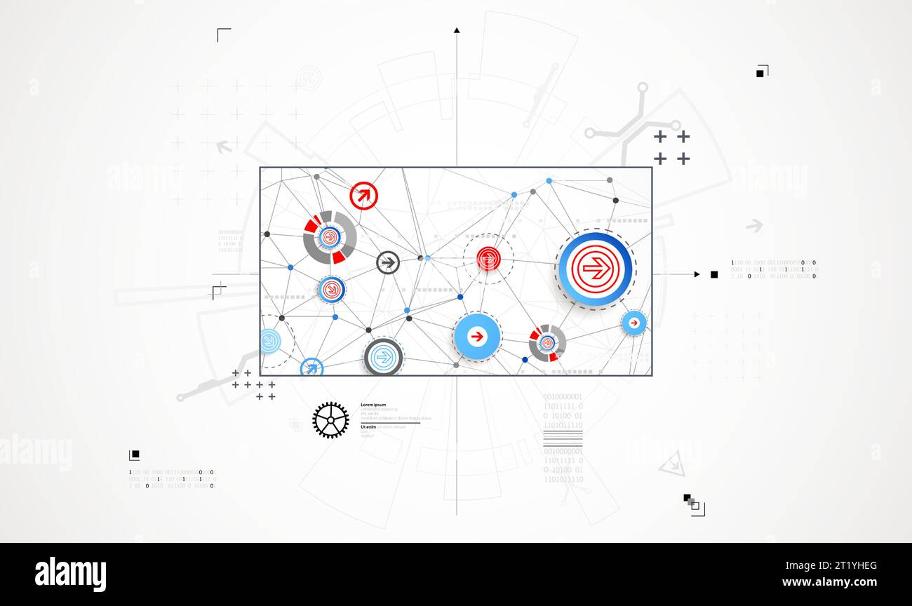 Abstract technology background. Communication concept, futuristic ...