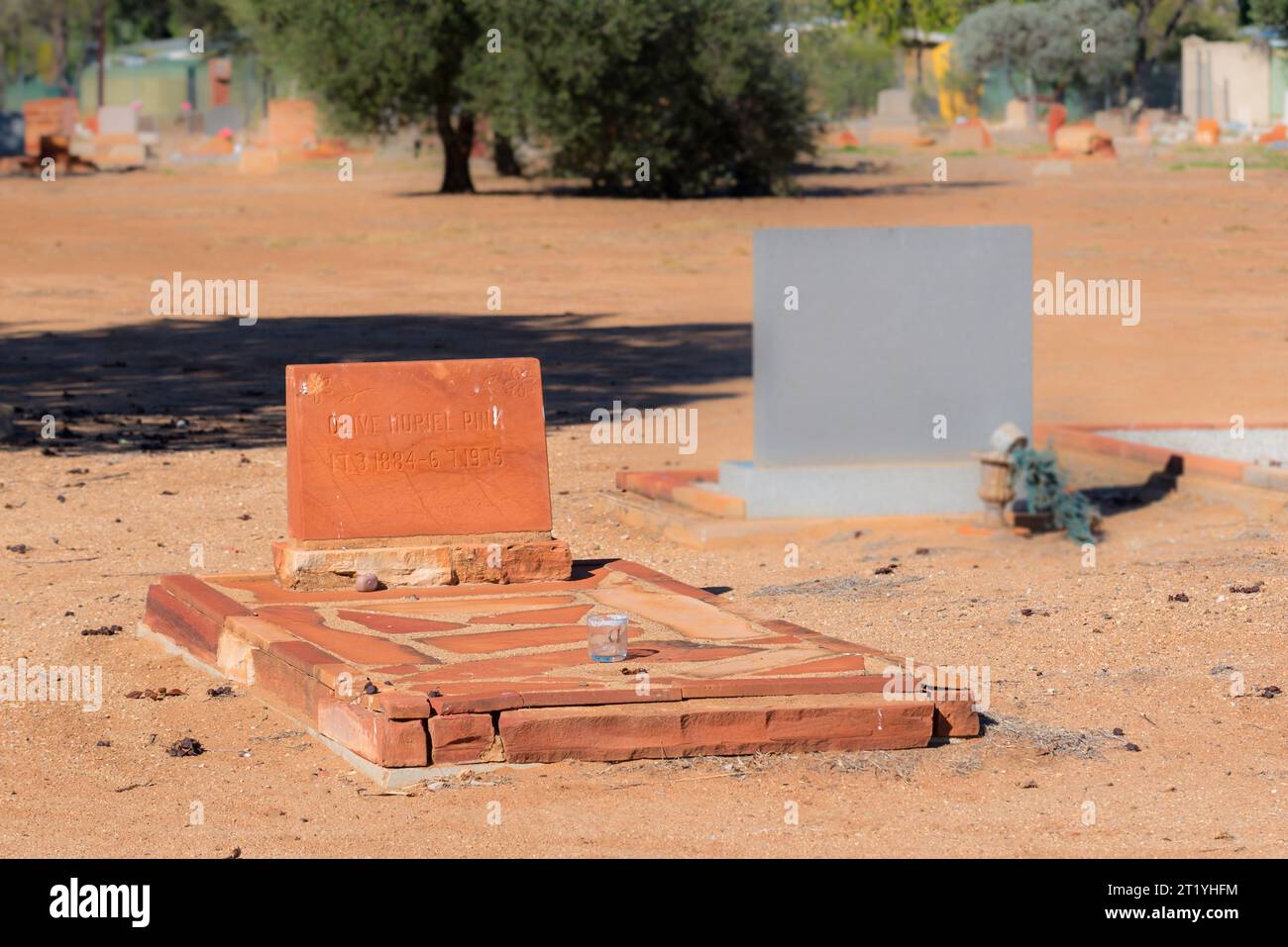 The grave of Olive Muriel Pink is one of only two graves in the ...