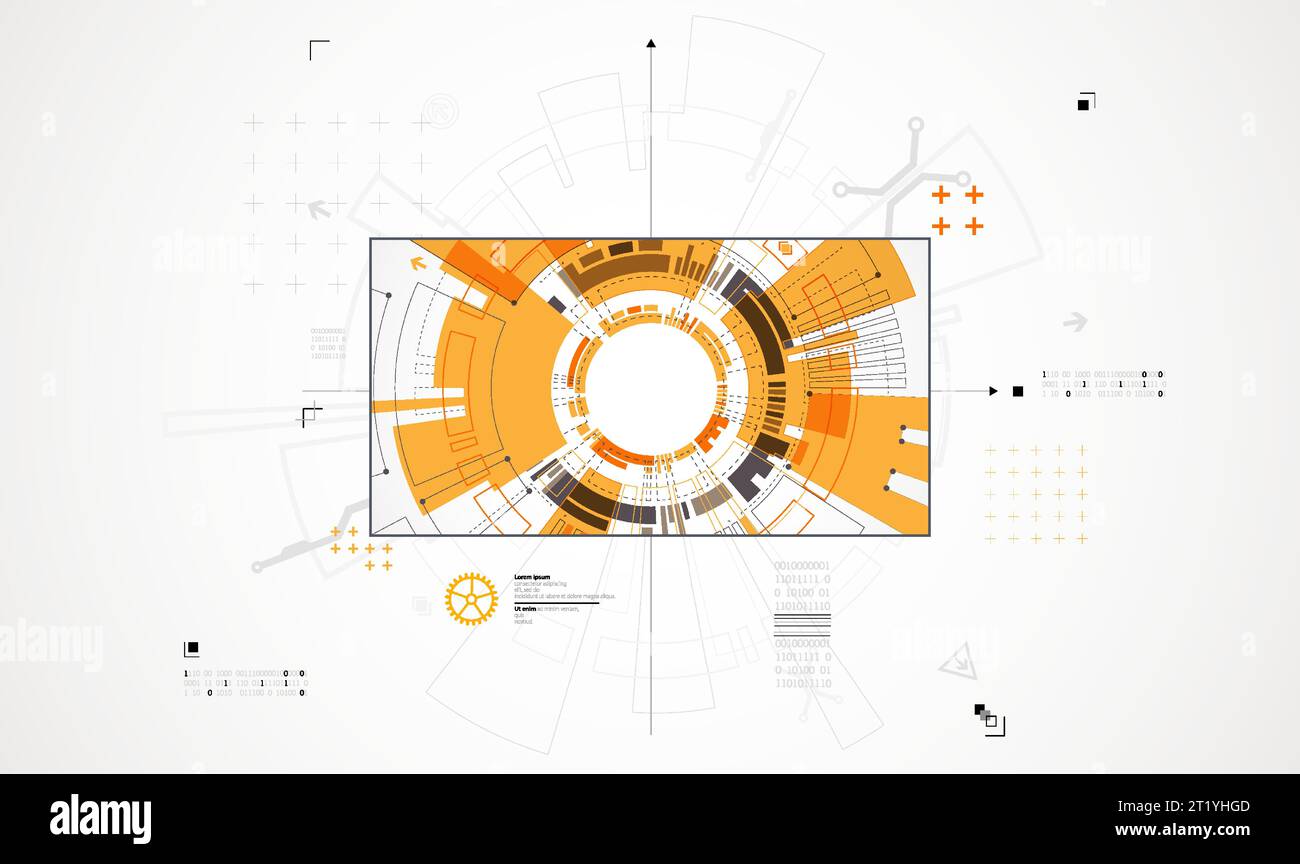 Abstract technology background. Communication concept, futuristic ...