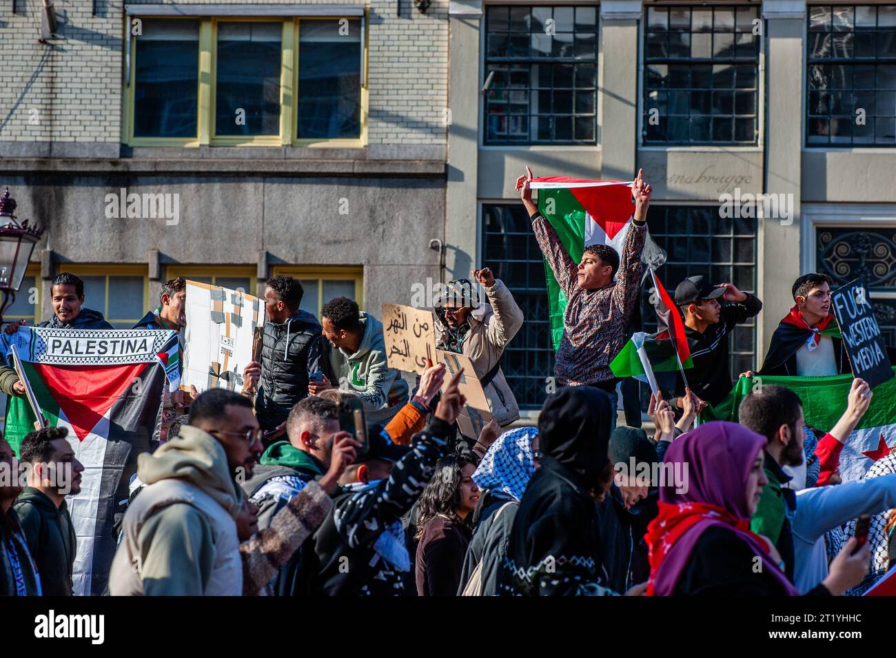 October 15th, Amsterdam. The Palestinian community in The Netherlands ...