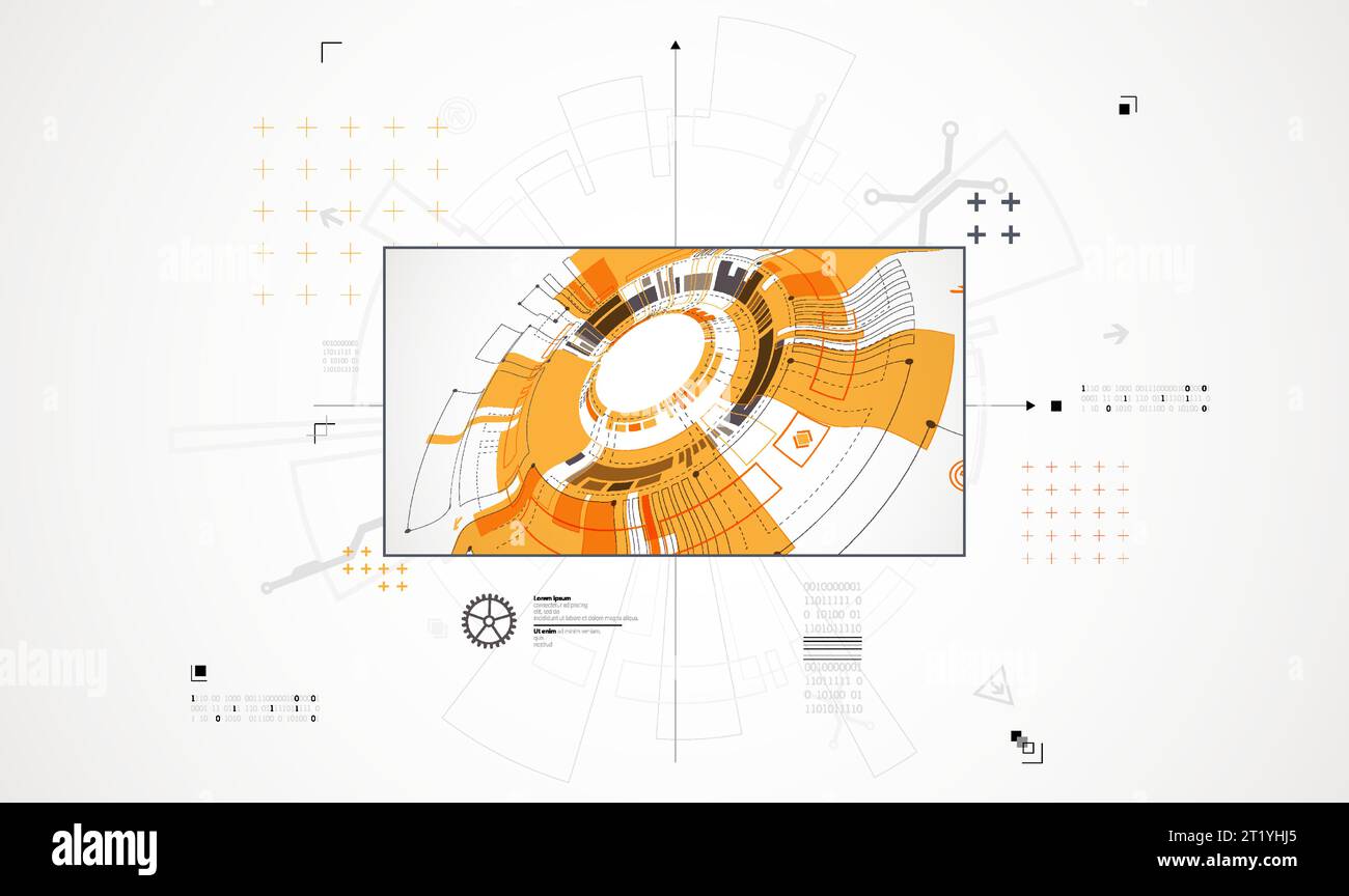 Abstract technology background. Communication concept, futuristic ...