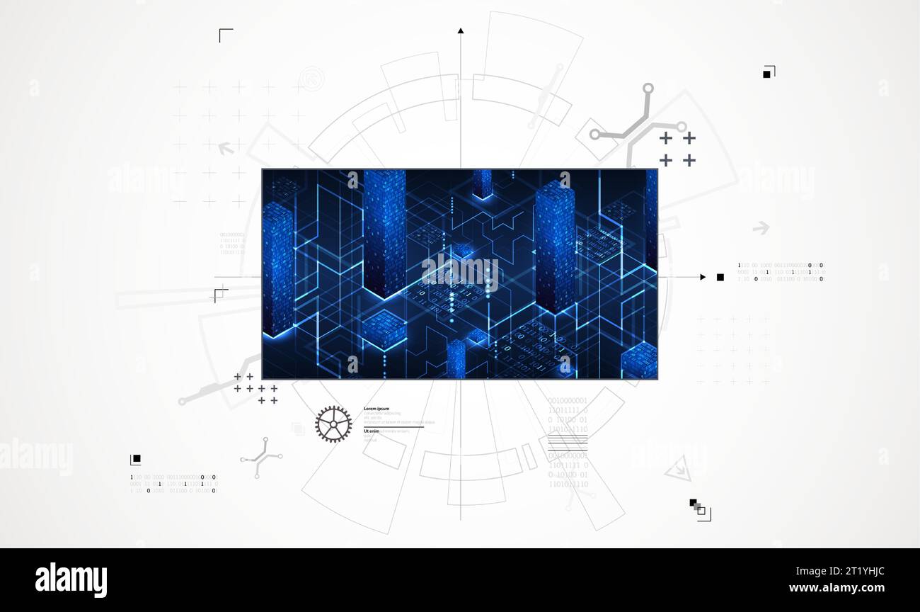 Abstract technology background. Communication concept, futuristic ...