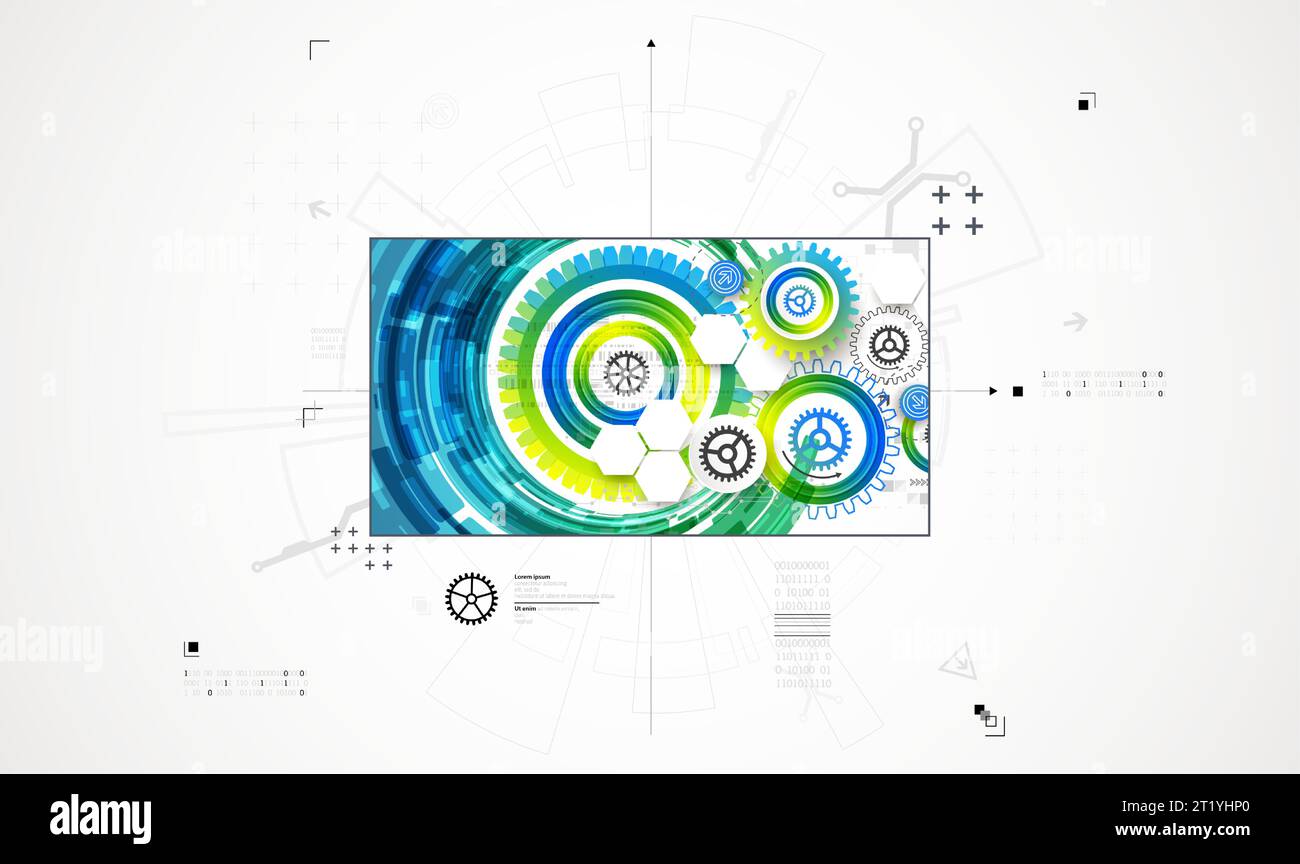 Abstract technology background. Communication concept, futuristic ...