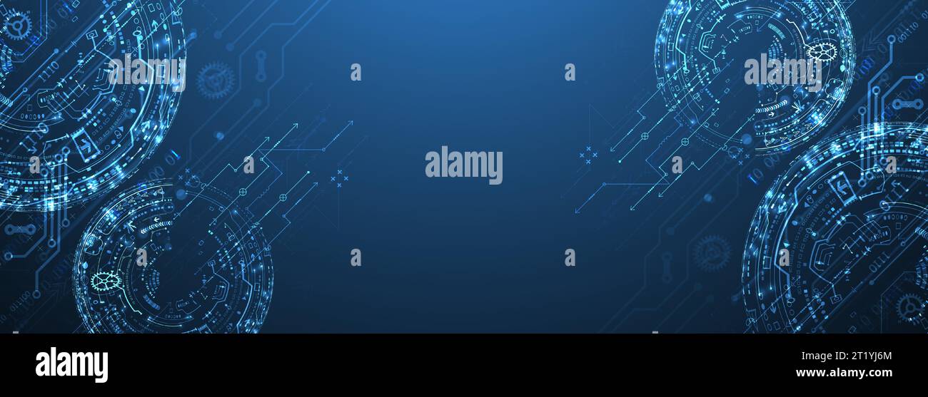 Abstract background on technological and scientific topics. Various ...