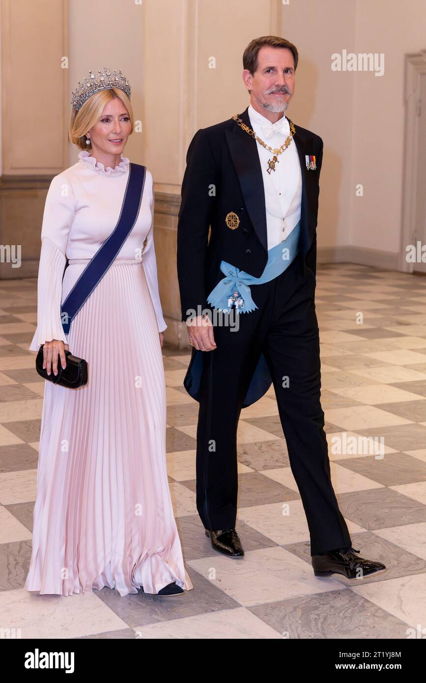 COPENHAGEN, DENMARK - OCTOBER 15: Crown Prince Pavlos of Greece and ...