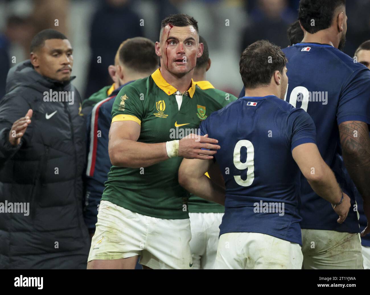 Jesse Kriel of South Africa following the World Cup 2023, Quarter-final ...