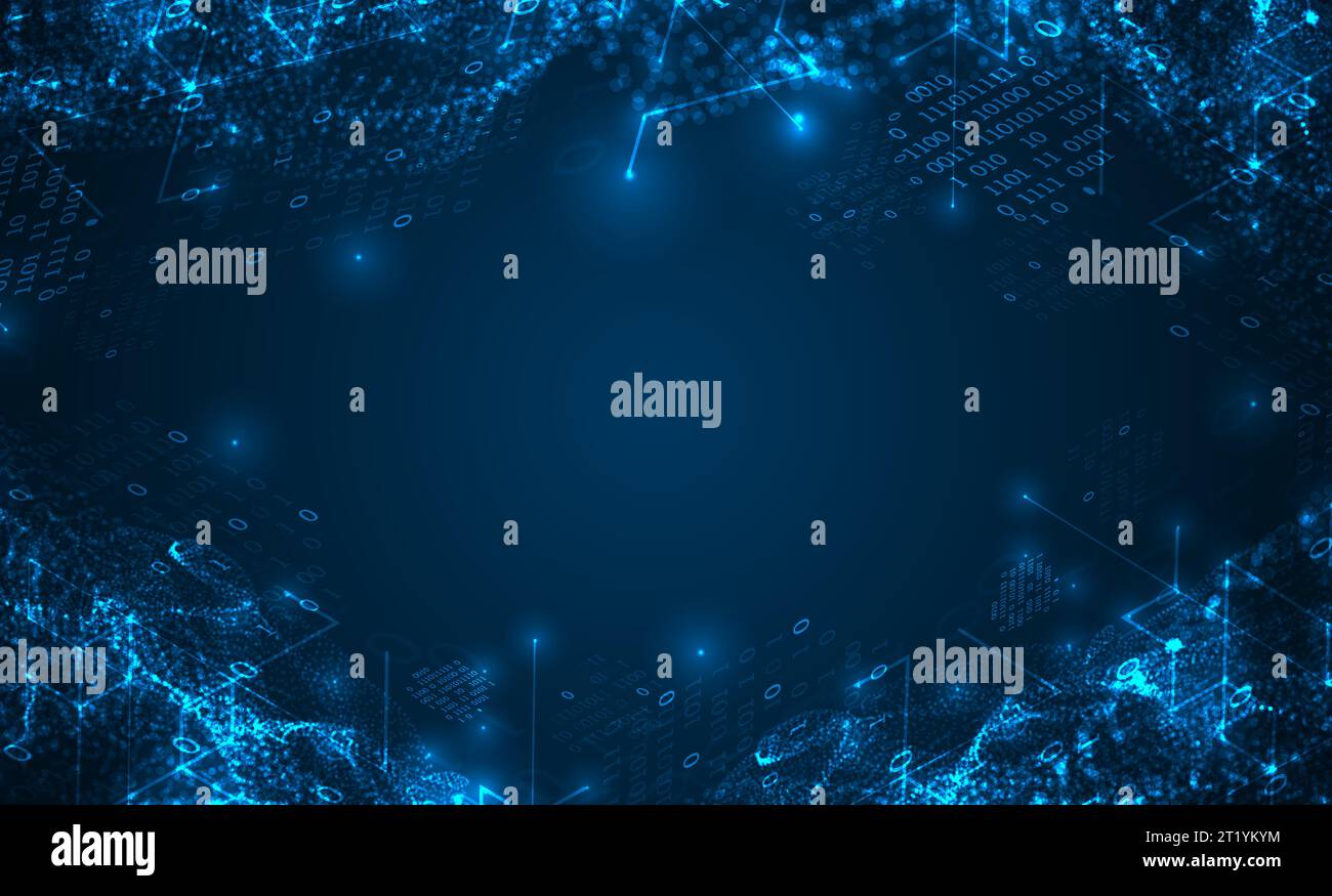 Information technology background using isometry and numbers Stock ...