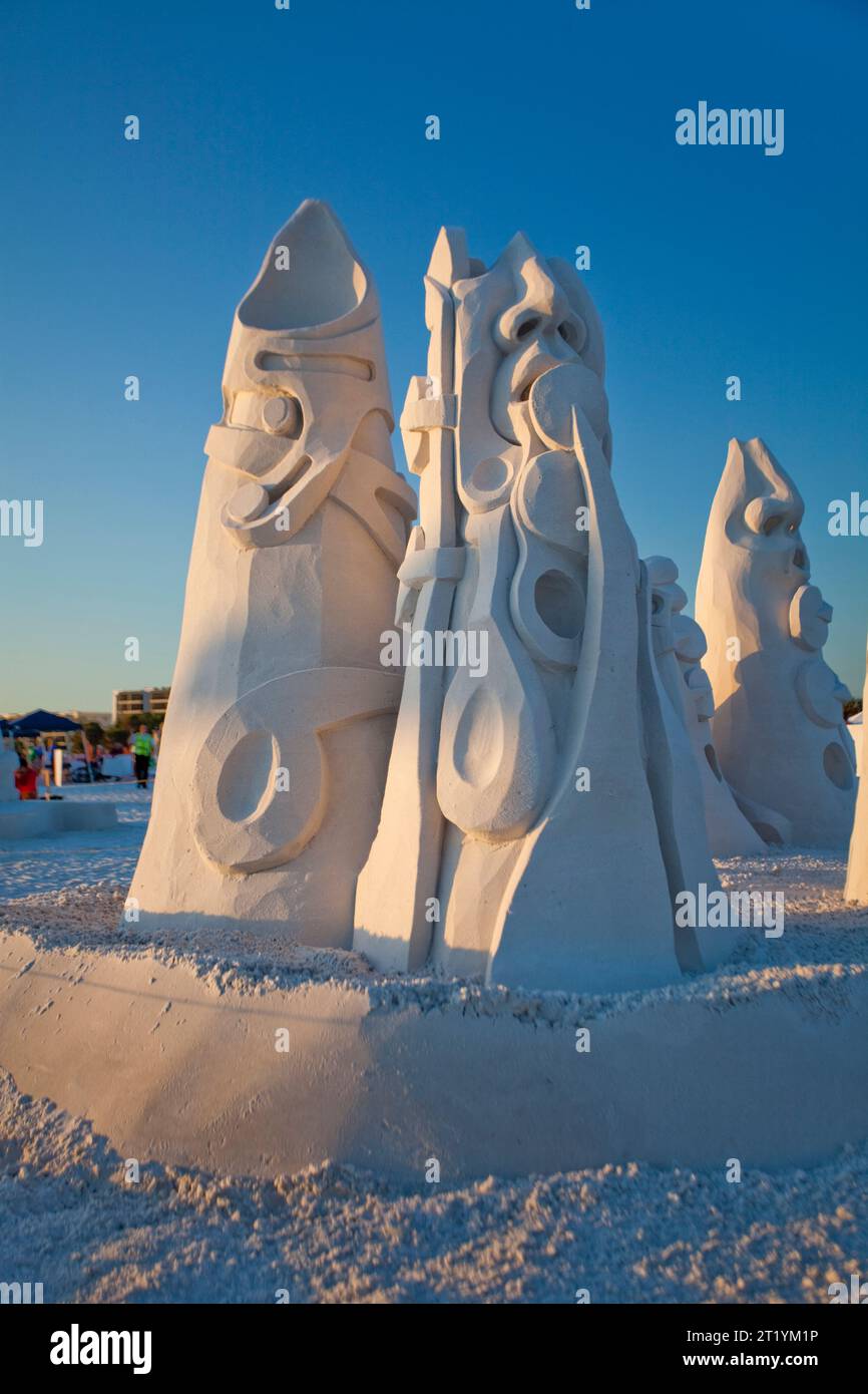 Siesta key beach sand castle hi-res stock photography and images - Alamy