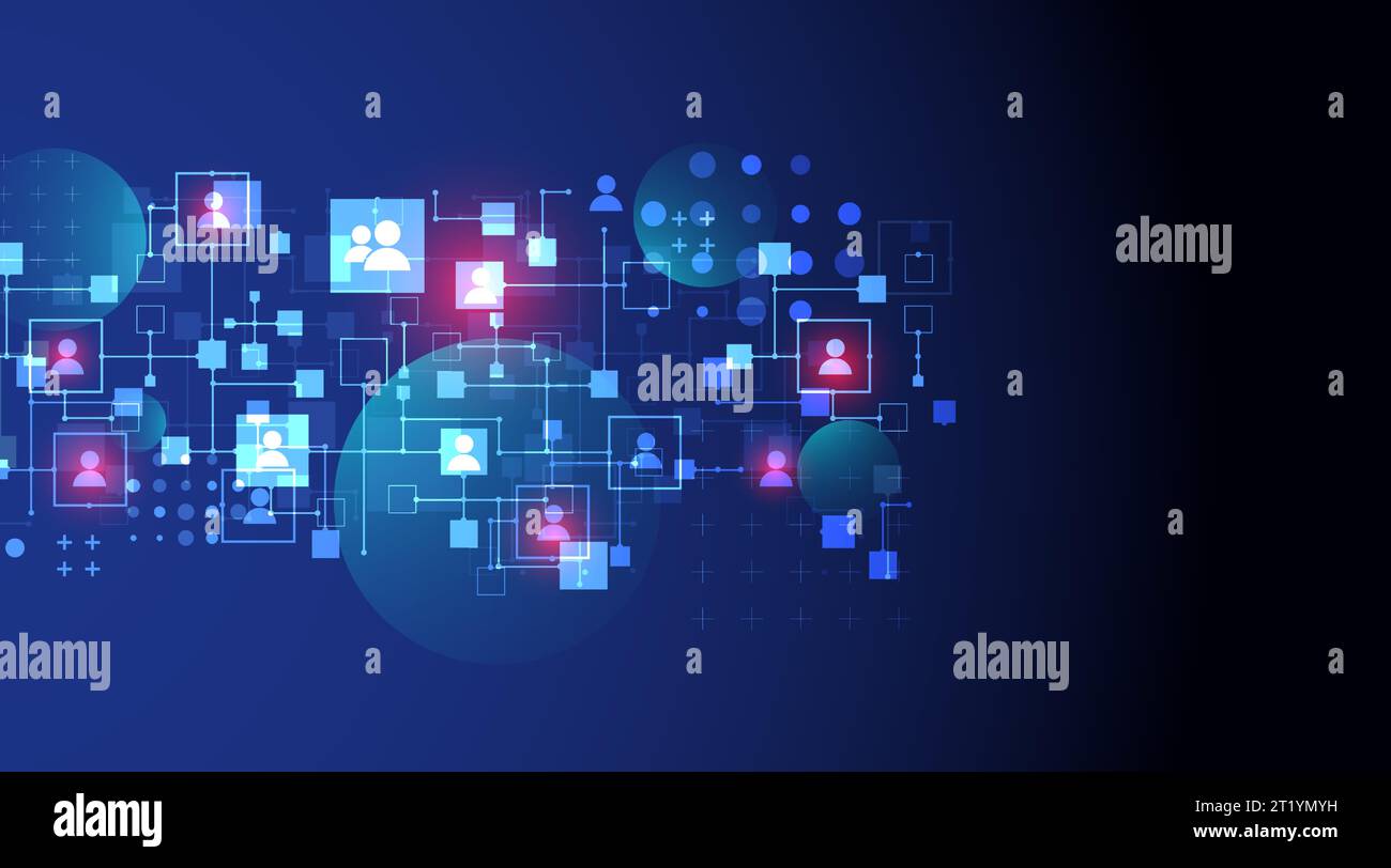 Social media vector background. Communication concept Stock Vector ...