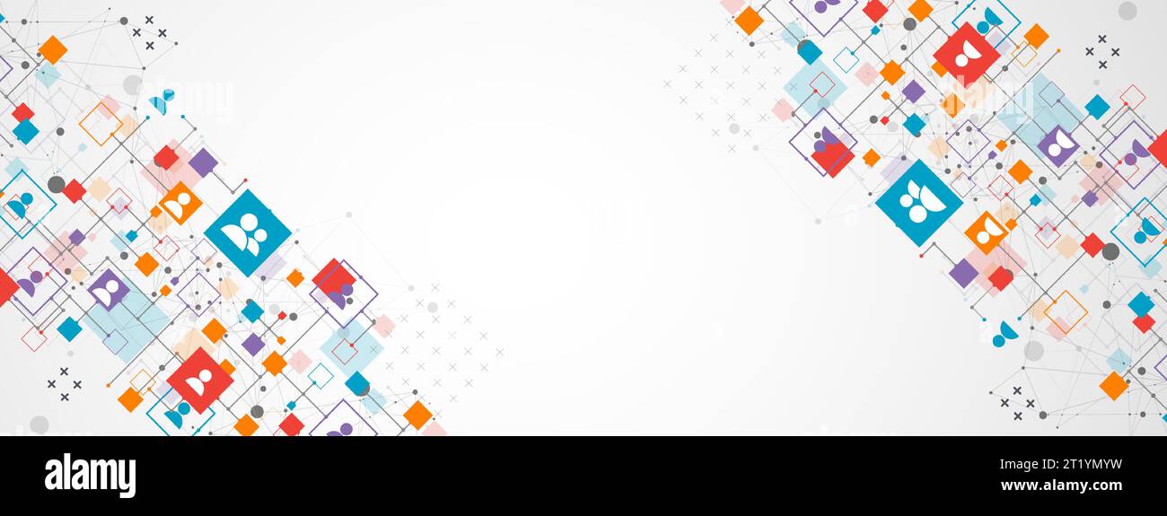 Social media vector background. Communication concept Stock Vector ...