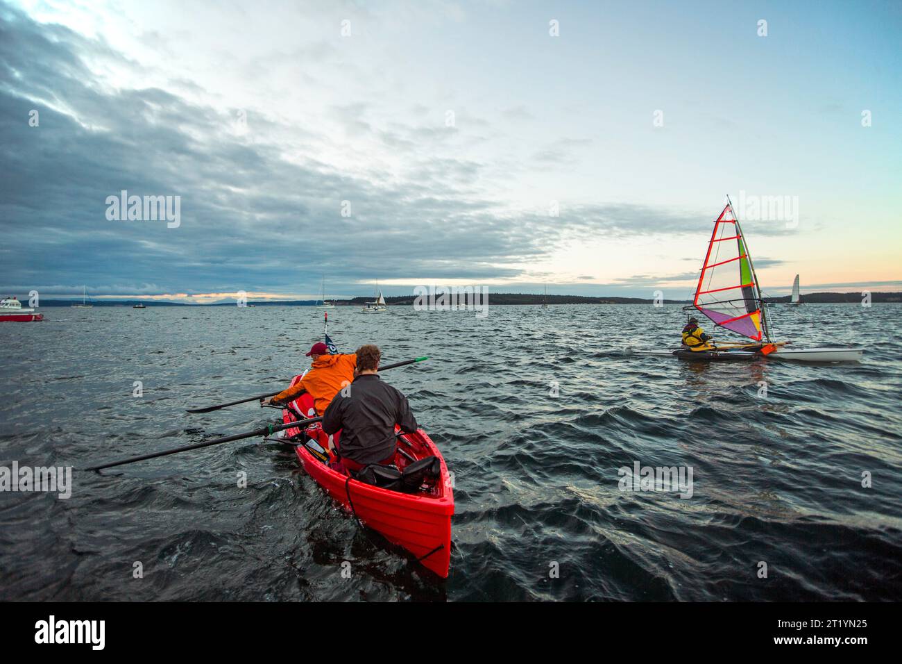 Two men in row boat hi-res stock photography and images - Alamy