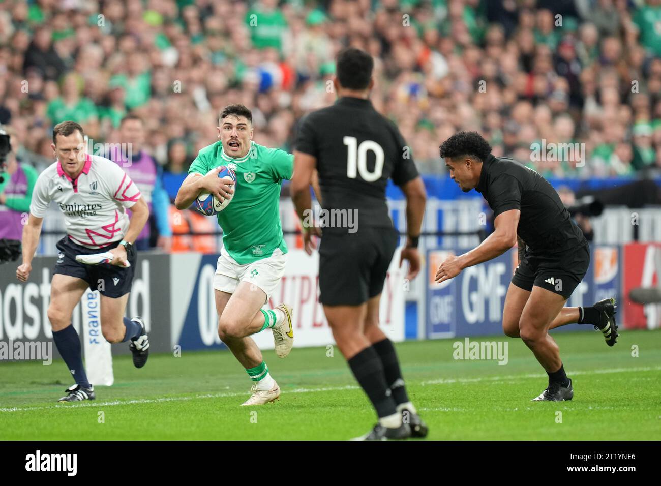 Ireland's Jimmy O'Brien during the 2023 Rugby World Cup Quarter-finals ...