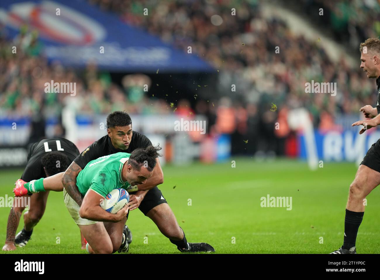 Ireland's James Lowe during the 2023 Rugby World Cup Quarter-finals ...