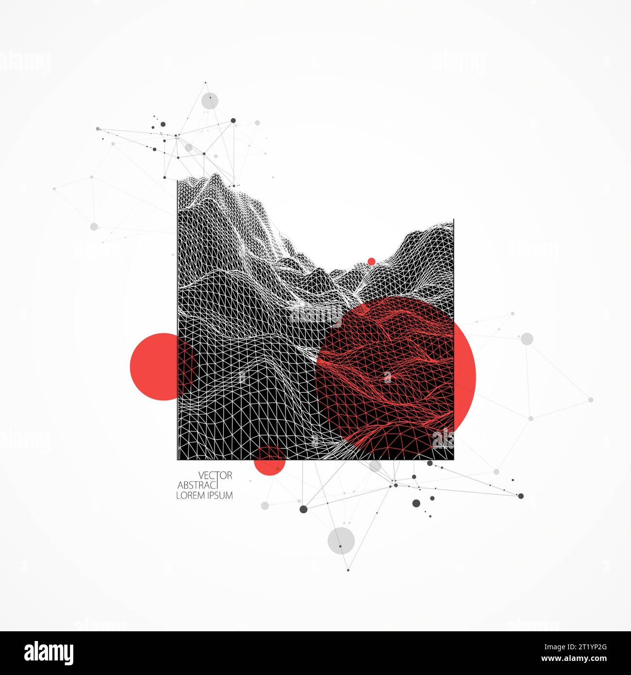 Abstract scientific and technological background. Image of a part of ...