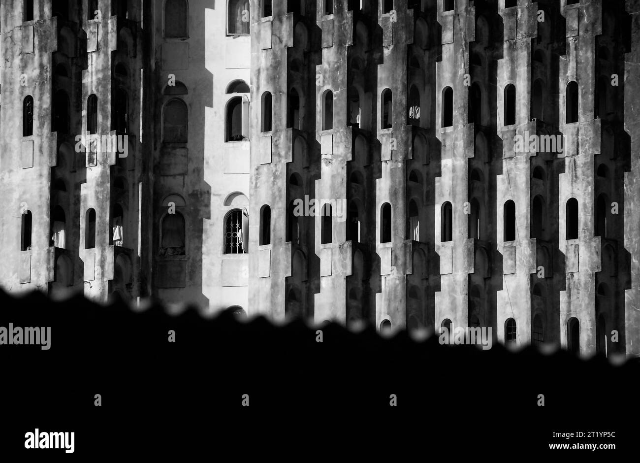 Middle class building near the center of Beira, Mozambique Stock Photo ...