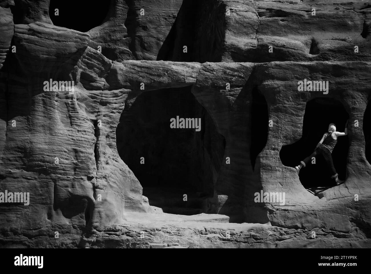 Tourism in Petra, Jordan Stock Photo - Alamy