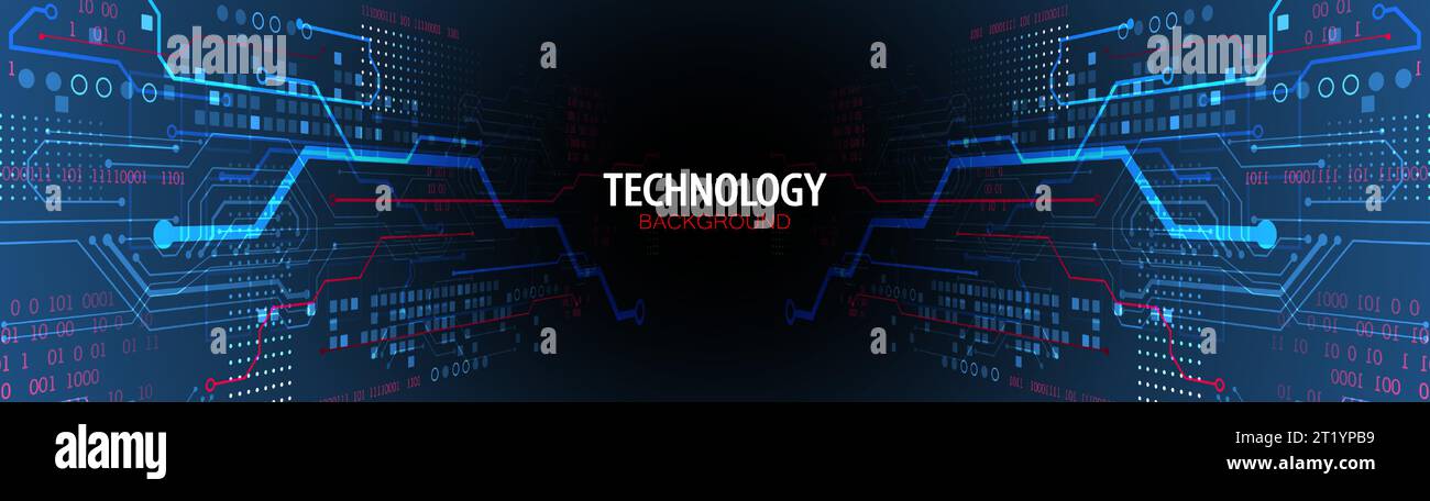 Vector illustration, Hi-tech digital technology and engineering ...