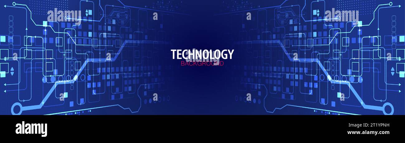 Vector illustration, Hi-tech digital technology and engineering ...