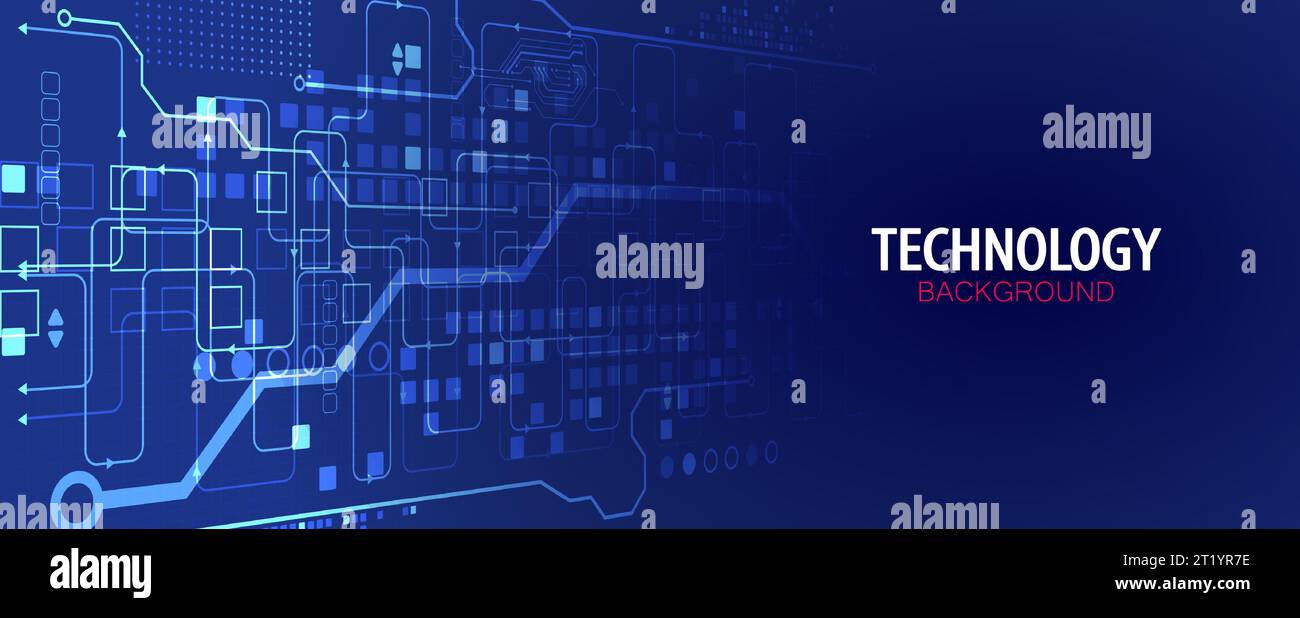 Vector illustration, Hi-tech digital technology and engineering ...