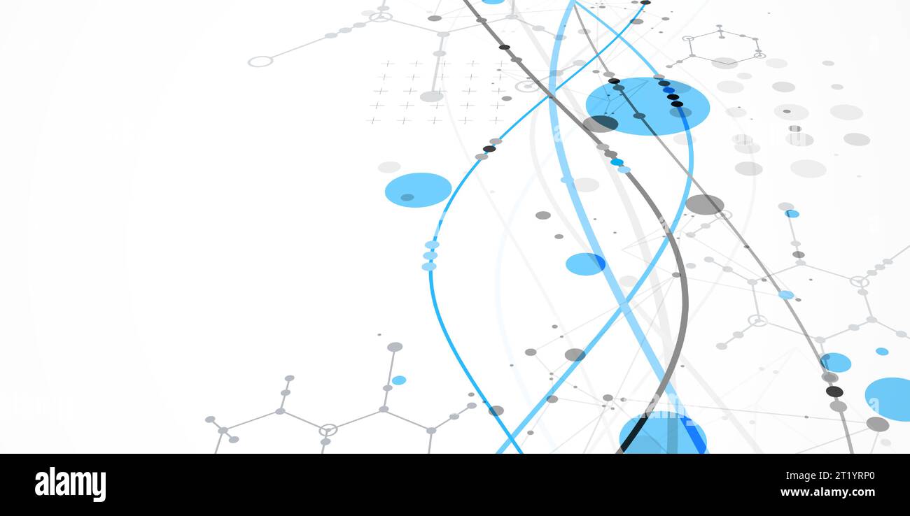 Science template. Background with lines of different colors with ...
