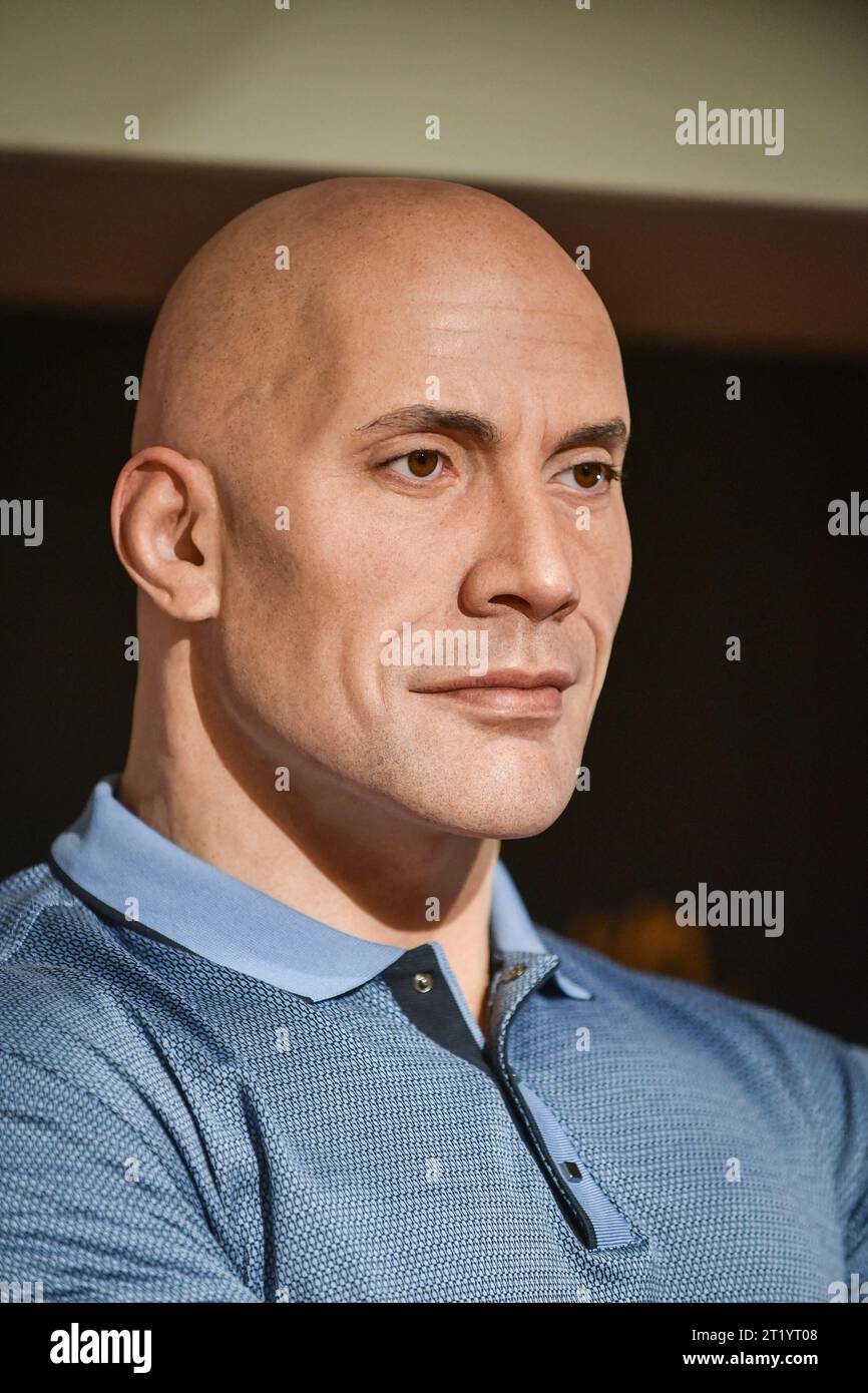 Paris, France. 16th Oct, 2023. The Grevin Museum unveils the sculpture ...