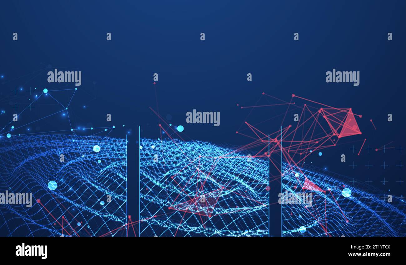 Abstract background. Water wave texture in the middle of the square ...