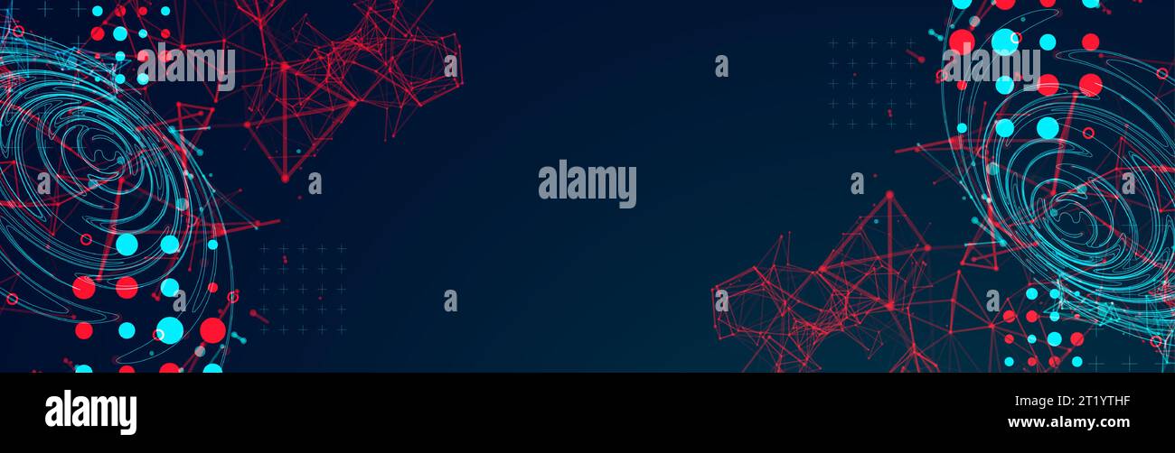 Abstract background with particles. Digital streaming background, wave ...