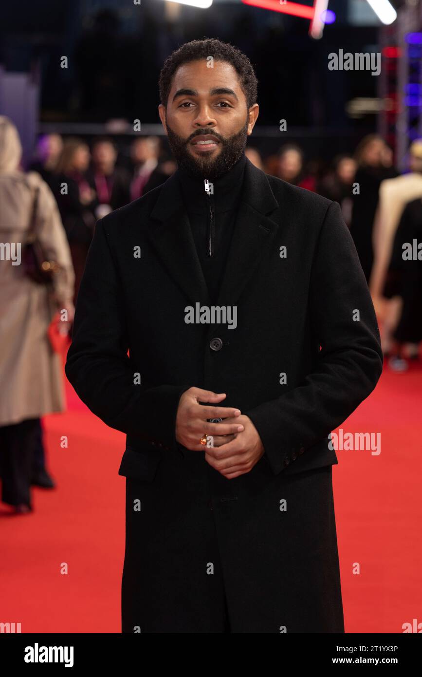 Anthony Welsh poses for photographers upon arrival for the premiere of ...