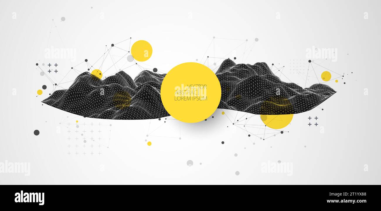 Abstract scientific and technological background. Image of a part of ...