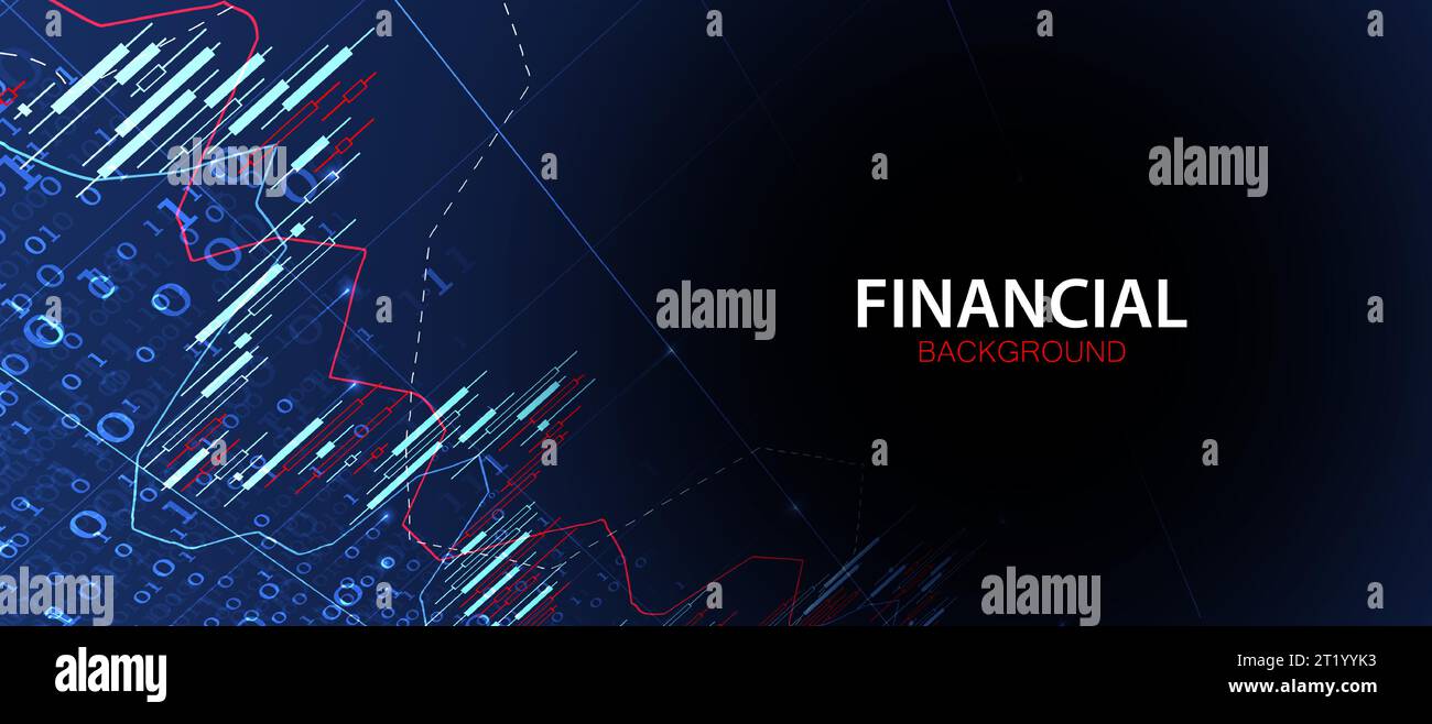Financial trade concept. Stock market and exchange. Candle stick graph chart Stock Vector Image ...