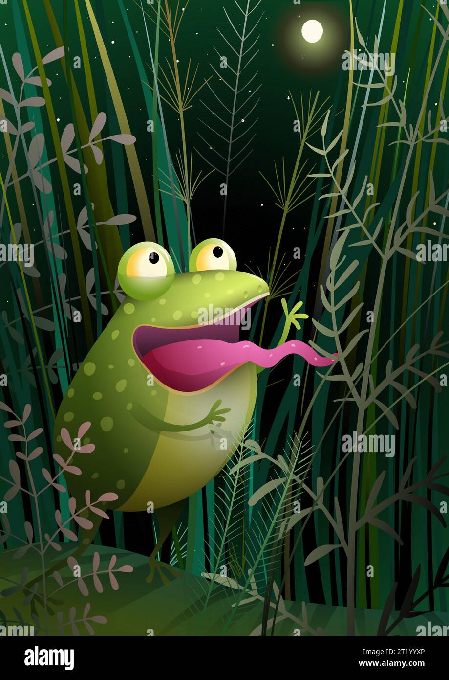 Quack toad Stock Vector Images - Alamy