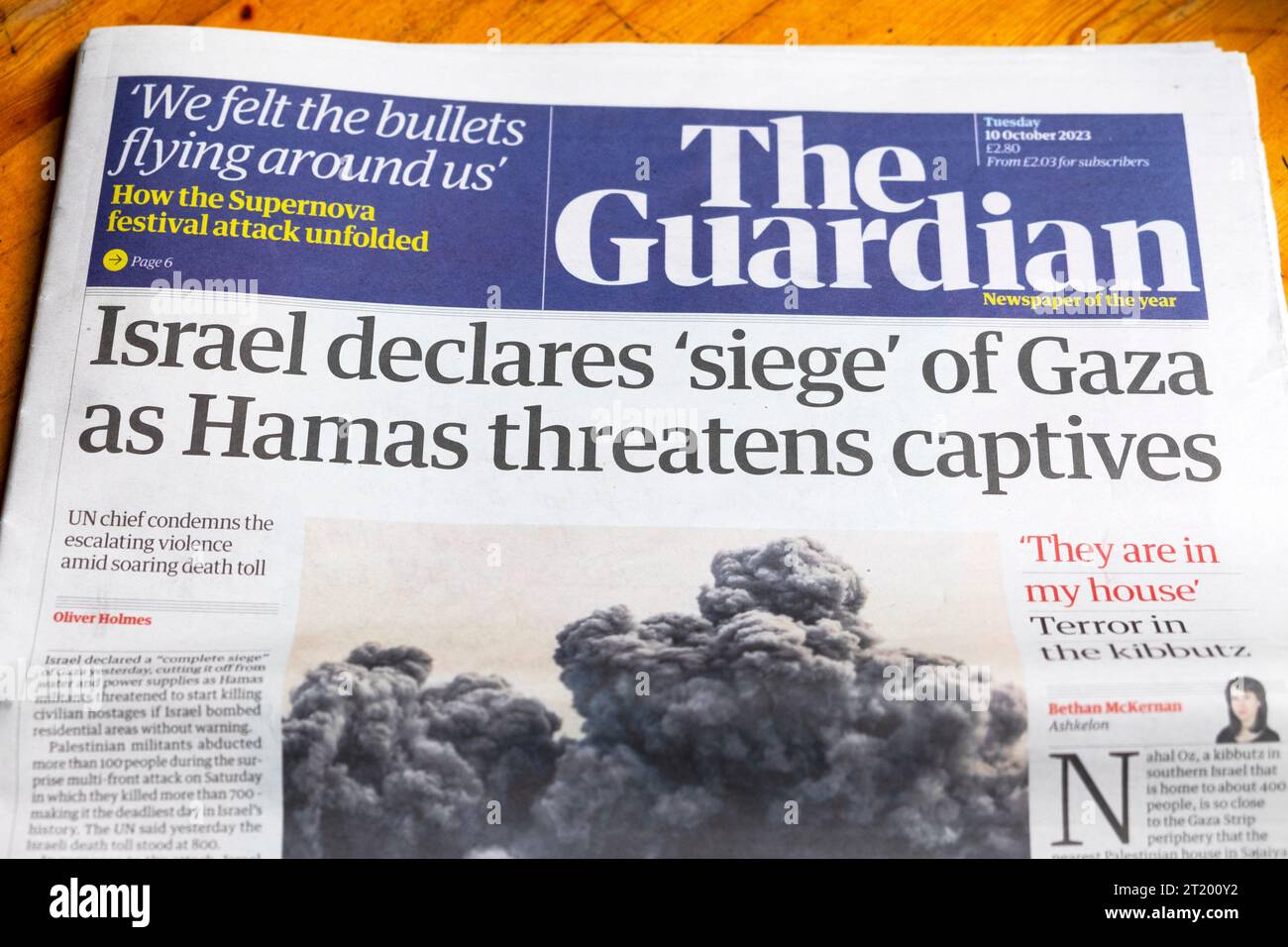 'Israel declares 'siege' of Gaza as Hamas threatens captives' Guardian ...