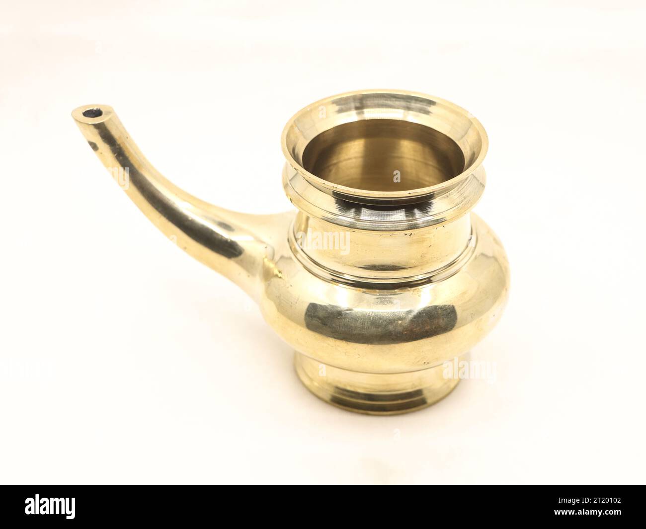 old vintage gold kindi pot vessel used to store and pour water in ...