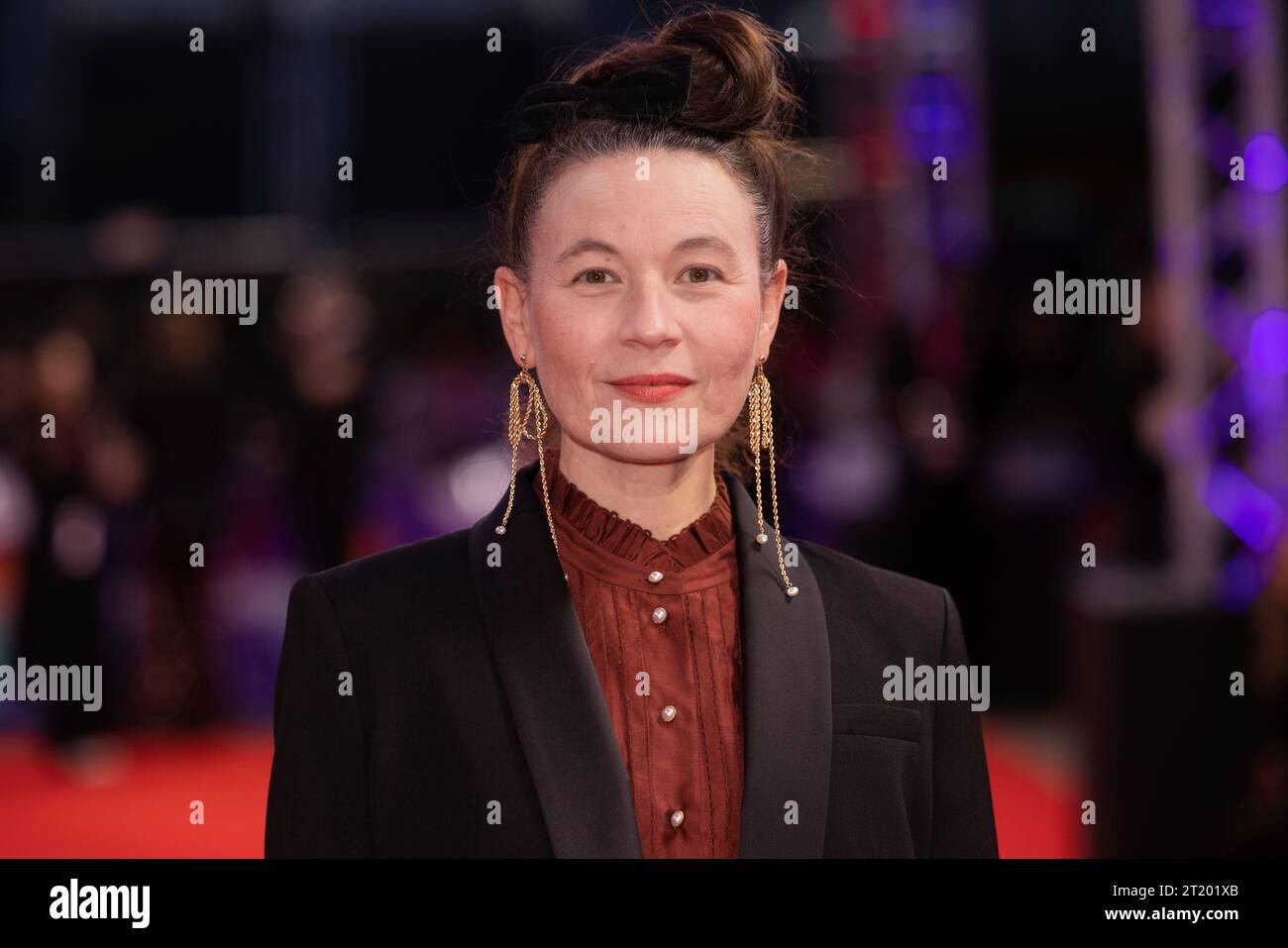Kristy Matheson poses for photographers at the premiere of the film ...