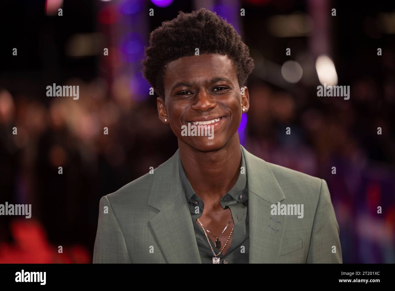 Callum Daniel poses for photographers at the premiere of the film 'The ...